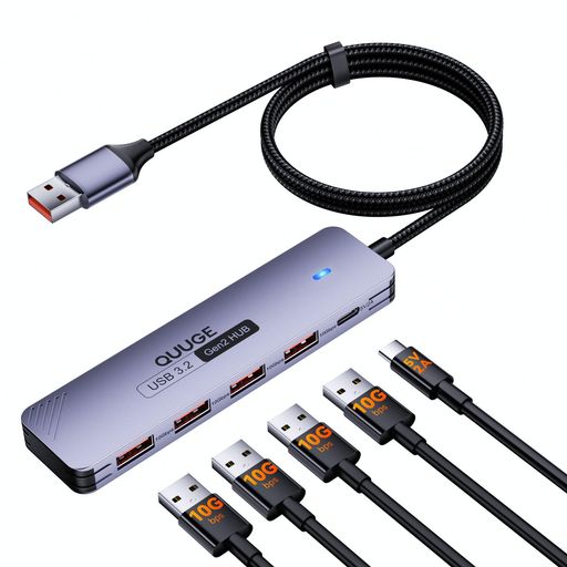 【10G時代の到来】最新の USB 3.2 Gen 2 規格に対応したこの USBハブ は、データ転送速度最大10Gbpsを誇ります。従来のUSB 2.0と比較して、転送速度はなんと約20倍!EMIテストに合格し、ケーブルが信号干渉を効果的...