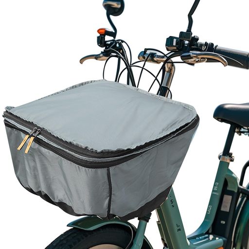 【取り付け簡単】保護カバーをかごに被せって、そしてマジックテープを貼り付けるだけで取り付け完成です。 【2段式・サイズ調整できる】ファスナーを開けて高さを伸ばせる2段式のカゴカバー。大きいものを運ぶときに、容量を自由に調整できます。そしてフ...