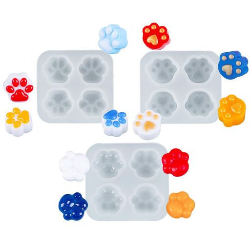 【お得なシリコンモールド】3種類の小さなネコの爪が作れるシリコンモールドです。モールドが半透明なのでレジンに最適です。UVレジン、エポキシ樹脂、樹脂粘土などにご利用いただけます。 【可愛い猫の爪】3種類の異なるデザインの猫の爪を作ることがで...