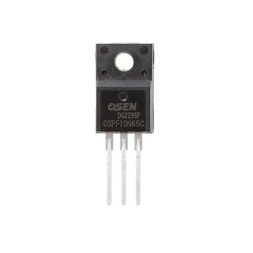 NチャンネルMOSFETトランジスタ 部品番号: 10N65; パッケージ: TO-220F Vdss=650V;Id=10A パッケージ数量: 10 個