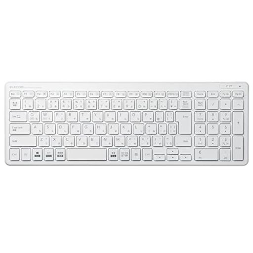 一枚板のように美しい最薄部6.5mmの無線薄型コンパクトキーボードです。 安定した通信で快適に操作できる2.4GHzのワイヤレスキーボードです。 とてもコンパクトで邪魔にならない1円玉サイズのマイクロレシーバを採用しています。 専用ドライバ...