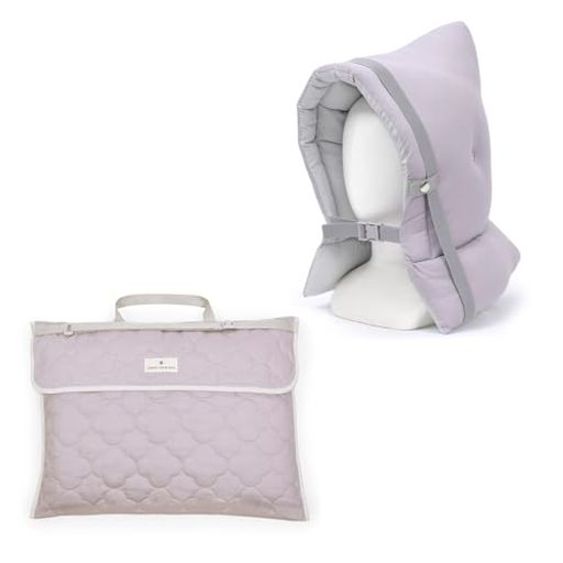 ■こちらの商品は、防災頭巾・防災頭巾カバー(キルティング)、計2点セット商品となります。 防災頭巾:分厚い中綿クッションが子どもの首・肩まで覆って保護。頭を衝撃からしっかりと守ります。ゴムバンドはストッパー付で長さ調整も簡単。ワンタッチ式で...
