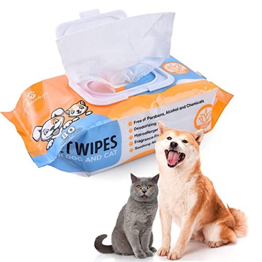 衛生クレンジング 🐾【厚手で大判】:Pawnaxペットウェットティッシュは使いやすいために、厚めの生地を選び、1枚あたり20x25cmでできております。破れにくくて、優れた弾力を持ちながら、たっぷり水分を保ちます。 ...