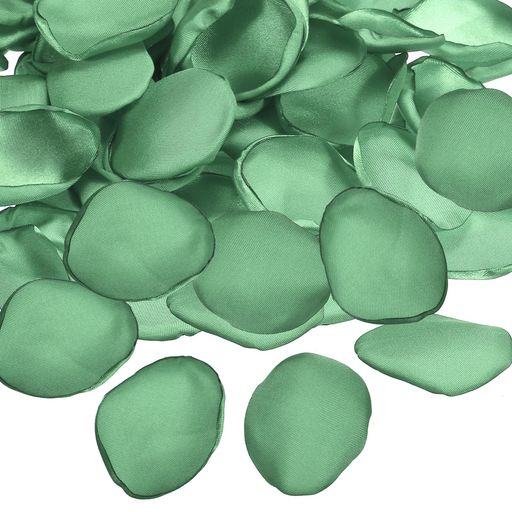 カラー:ピーコック緑;素材:布;サイズ:4-5cm/1.57-1.96;パッキングリスト:400個xシルクフラワーペタル 利点:プレミアムサテン生地から作られたこれらの花びらは、触れると気持ちの良いシルキーで柔らかい質感があります。鮮やかな...