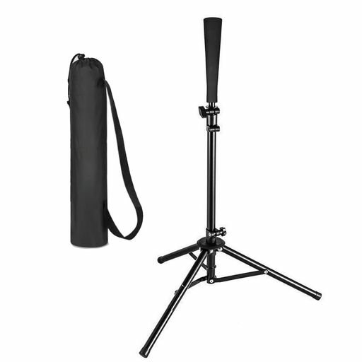 【高さ調節可能】パッティングティーは高さを67-128cmの範囲で無段階調節可能。練習者の身長に合わせて自由に調節でき、お子様や友達と練習する際に便利です。屋内や屋外でも使用可能です。 【安定性】三脚スタンドが安定性を提供し、打撃時に安心し...