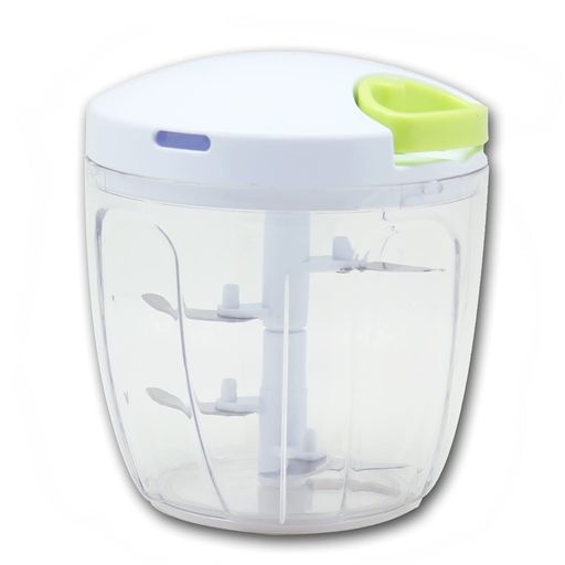 1回の使用目安:玉ねぎ(中) 1.5個 / 満水容量:約900ml / 本体重量 :約267g 材質:本体/PS樹脂、ゴム足/TPR樹脂、フタ/ポリプロピレン・POM、ハンドル/ABS樹脂、シャフト/ポリエチレン、刃/ステンレス刃物鋼、保存...