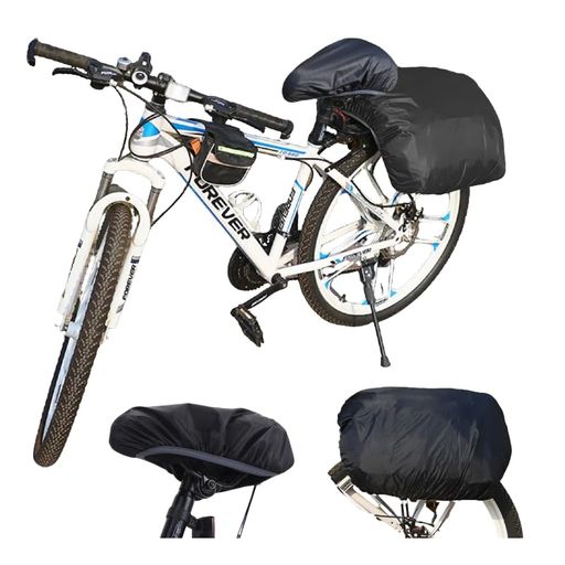 ⭐【防水効果抜群】リュックカバー(1枚)+自転車サドルカバー(1枚)、オリジナルのダブルコーティングで傘の10倍以上の防水性能があり、水滴の染み込みを防げ、大雨でも大切なバックを守ります!水の圧力には最大5000mmほど耐えられます。 ⭐【...
