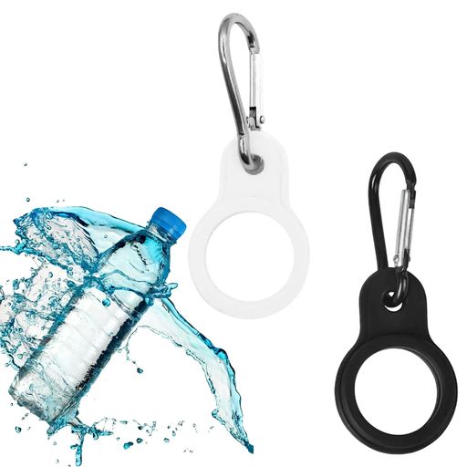 【製品仕様】セットには2個ペットボトルホルダーが含まれており、各サイズは9*3.5cmで、重量は約10gです。(3つのスタイルから選べ、5色:ブラック/ホワイト/ローズレッド/ブルー/レッド) 【高品質素材】ボトルホルダー優れたシリコンと亜...