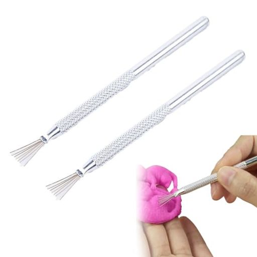 【材質】粘土針ツールは高品質の材料で作られ、丈夫で硬いです。ハンドルは細かいテクスチャで設計され、滑り止めがあり、しっかりと持つことができます。 【包装】長さ約13cmの粘土工具鋼針ブラシを2つ受け取り、正確な彫刻作業ができる快適なグリップ...