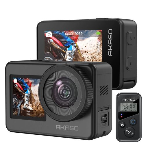 【4K60fps対応・高画質アクションカメラ】最高4K/60FPS解像度、20MP画素を搭載したAKASO Brave 7アクションカメラ。Night Videoモードにより暗所でもよりクリアな撮影が可能で、素晴らしい写真や高精細なビデオを...