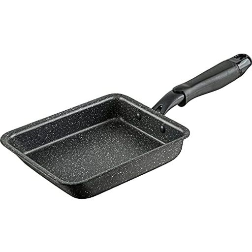 玉子焼き器 商品サイズ:約 幅37x奥行14.5x高さ6cm、重量:約340g 鍋の高さ:約3.6cm 本体:アルミニウム合金、内面:ふっ素樹脂加工、外面:焼付塗装 生産国:中国 ※調理に際しては必ず手で持ってください。五徳の形状によっては...