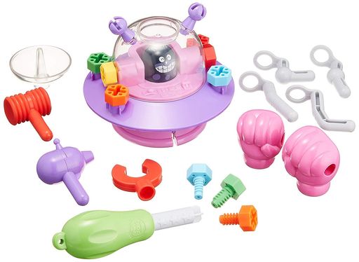 対象年齢:3才以上 シリーズ:アンパンマンくみたてDIYシリーズ セット内容:バイキンUFO本体(5パーツ)・カスタマイズ部品8パーツ(アーム4個・マジックハンド2個・レーダー・ロボットアーム・光線銃・ハンマー)・ばいきんまん人形・手動ドラ...