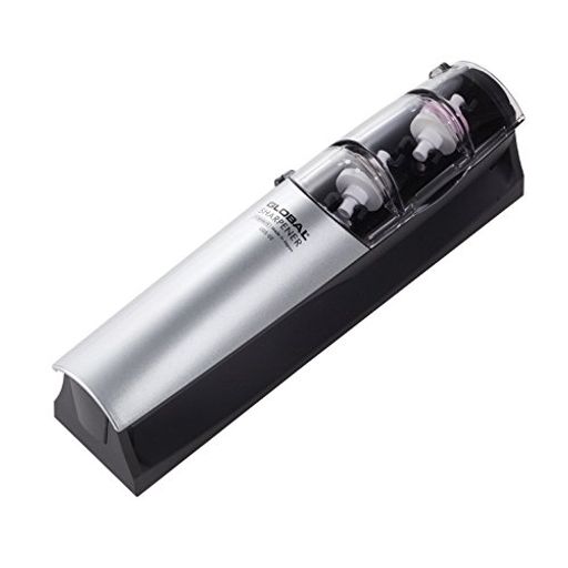 本体サイズ:幅20.9x奥行4.8x高さ6.5cm 本体重量:166g 材質:本体/ABS(耐熱温度80°C)、ポリカーボネイト(耐熱温度100°C)、エラストマー、砥石/WA#320/セラミックス、#1000ダイヤ/セラミックス、バネ/ス...