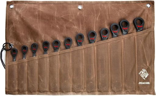 [防水ワックスキャンバスツールポーチ12つの広々としたポケット付き]-防水ワックスキャンバスツールオーガナイザーで作業スペースを向上させましょう。広々とした12のポケットを備え、レンチだけでなく、さまざまな工具を安全かつ乾燥した状態で保管で...