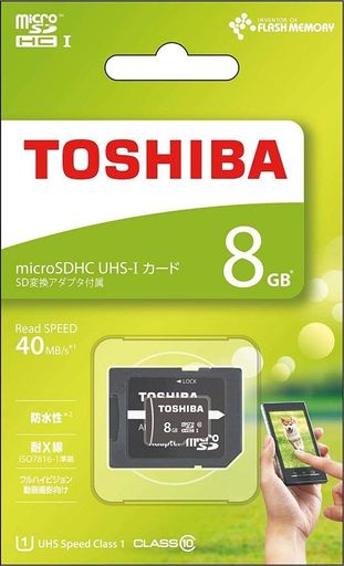 容量:8GB インターフェース:SDインターフェース規格準拠 UHS-I スピードクラス:UHSスピードクラス1、SDスピードクラス10 最大転送速度:読み出し40MB/s 準拠規格:SDメモリカード規格準拠 動作環境:温度:-25~85度...