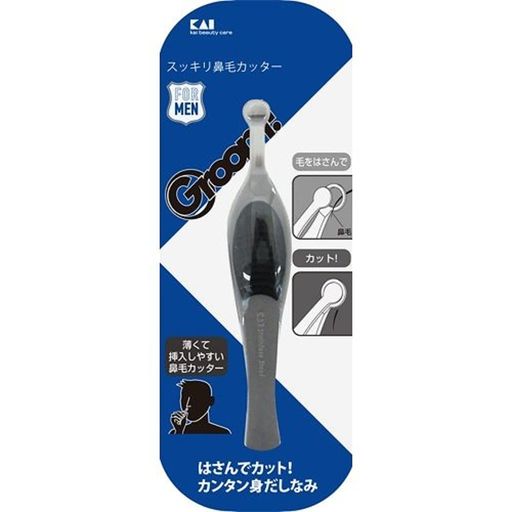 鼻毛 商品サイズ(幅x奥行x高さ):60mmx28mmx145mm 原産国:中国 内容量:1個 先端が丸い刃先で鼻の粘膜を傷つけにくい仕様です。