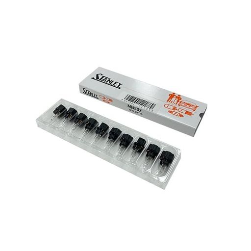 定格:24V(ボルト)1.4W(ワット) ガラス球:T5 口金:ウェッジ球+ソケット 入数:10個