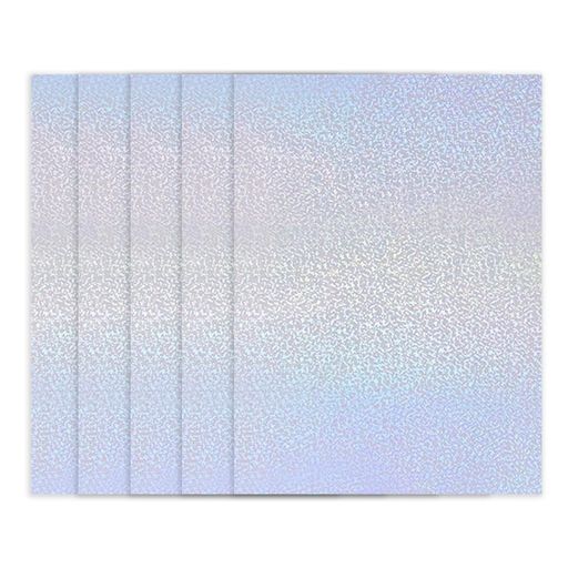 たっぷり使える A4 サイズ: A4(210x297mm)透明ホログラムシート 5 枚セット。厚さ 50μm で丈夫ながら、ハサミで簡単にカットできます。 キラキラ輝くホログラム: 光の角度で虹色に変化し、星のような輝きで作品を華やかに演出...