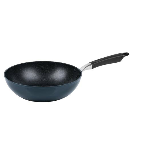 野菜の炒め物、肉や魚のフライ 製品サイズ:(約)全長50x幅28.8x高さ12cm、鍋の深さ:(約)7.5cm 製品重量:(約)0.8kg 表面加工:内面/ふっ素樹脂塗膜加工、外面/焼付け塗装、素材・材質:本体/アルミニウム合金、はり底/ス...