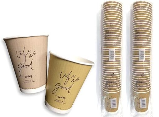 温かい飲み物 本体サイズ(1個あたり):口径77x高さ96mm 容量:約273ml(9オンス) 素材:バージンパルプ 生産国:日本 おすすめ使用シーン:オフィス、レジャー、ファストフード店、テイクアウト