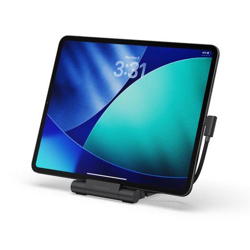 どこでも働ける設計 — 折りたたみ式USB-Cスタンドハブでデバイスを持ち上げながら、外部ディスプレイ出力、充電、データ接続を拡張し、ポータブルなワークステーションを実現。タブレット中心のワークフローやハイブリッド環境、自宅・オフィス・外出...