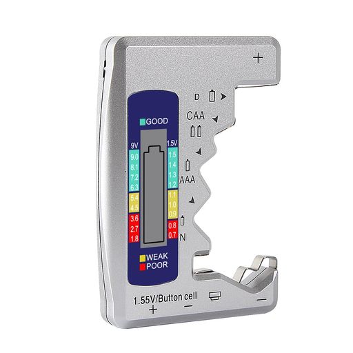 ユニバーサルな互換性: C、AA、AAA、D、N、9V などの標準電池、充電式電池、およびボタン電池を高い互換性でテストします 素早く明確な LCD 読み出し: 読みやすい棒グラフ表示を備えており、バッテリーの状態を迅速かつ正確に診断できま...