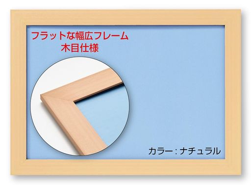 パズル対応サイズ:38x26cm(3) フラットな平面フレームが美しく柄を引き立てます パズルが色褪せにくいUVカット採用(透明カバー付) 工具不要。壁掛けに便利な紐付き。 集めてビバリー商品と交換できるファンサービス券付き
