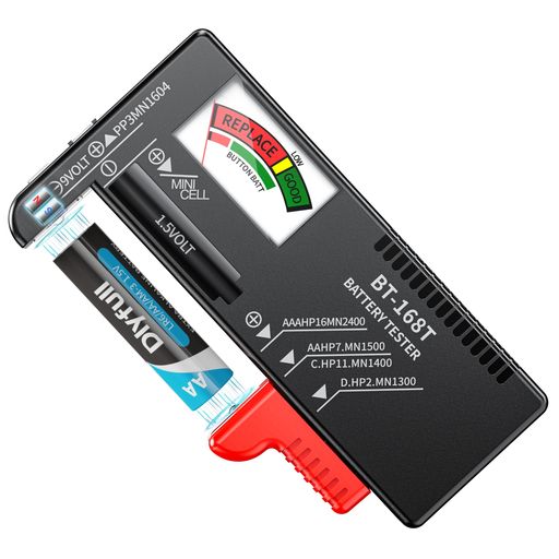 【電源不要ですぐ使える!簡単バッテリーチェック】Dlyfull電池チェッカーは、本体に電池を入れたり充電したりする必要がなく、測定したい電池をセットするだけですぐに残量確認できます。リモコン、時計、玩具、ライトなど家庭にある電池のチェックに...