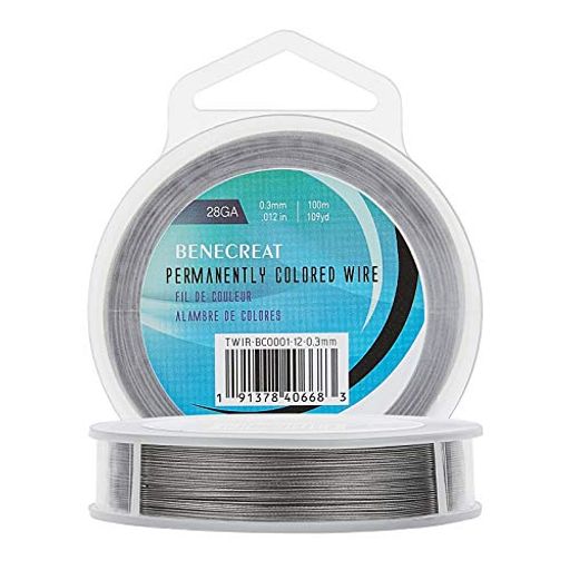 サイズ:線径約0.3mm、全長100m、色はステンレス鋼の色です。 独特な素材:ステンレスワイヤーの7本撚りでナイロン塗装仕様でした。7ストランドから作られたワイヤーで水、汗、オイルなどに強いし、頑丈で使用中には断裂しません。 使いやすい:...