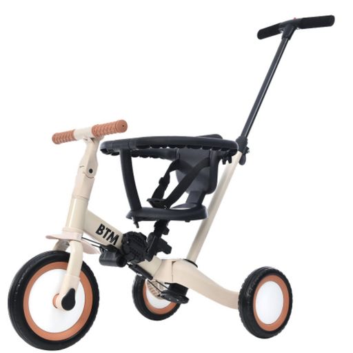 三輪車サイズ:71*51*52CM,ハンドルの高さ:47.2-50.2CM,サドルの高さ:32-35CM,サドルのサイズ:22*13.5CM 材質 車体:スチール,車輪:EVA 便利な押し棒:まだひとりで上手に漕げないお子様でも大丈夫。脱着...