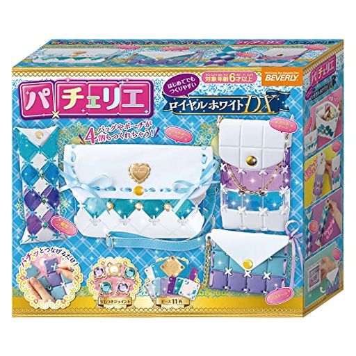 はじめてでもつくりやすいバッグやポーチが4個もつくれちゃう! 原寸大のデザインシートにならべて簡単 指キャップ付きでとめやすい! 大きなパーツだから、作りやすく丈夫! 対象年齢:6歳以上