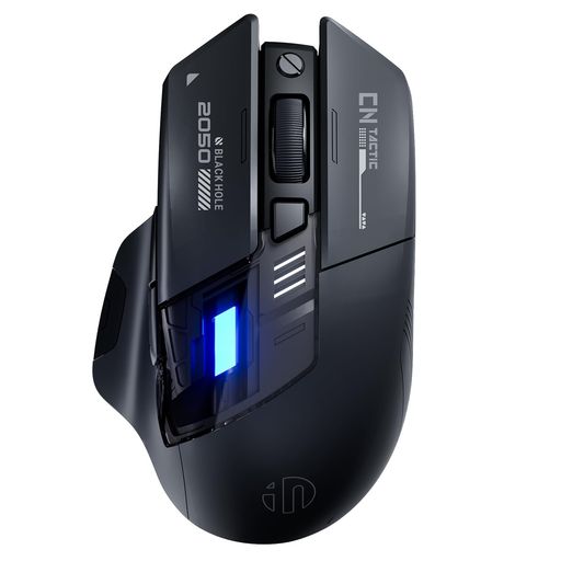 【デュアルモード接続(Bluetooth5.0 &amp; 2.4GHz)|静音 ワイヤレス ゲーミングマウス】 INPHIC A9 Explore ゲーミングマウスは、Bluetooth 5.0と2.4GHz無線のデュアルモードに対応。パ...