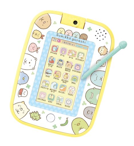 すみっコぐらしのキャラクターがかわいい、お子様用タブレットです。従来品『すみっコぐらし ゲームもおべんきょうもできちゃう! すみっコパッド』からアプリが増えてリニューアルしました。 90アプリ、192メニューの充実した内容で、すみっコたちと...