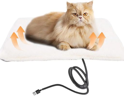 USB式供电:ヒーター内蔵、USB式ブランケットなので、互換性がいい、どこでもあるUSBは使いやすいです。5V1A充電器を使用して製品を充電してください。そうしないと、製品の充電に問題が発生します。 恒温機能&amp;過熱保護:ペットの睡眠...