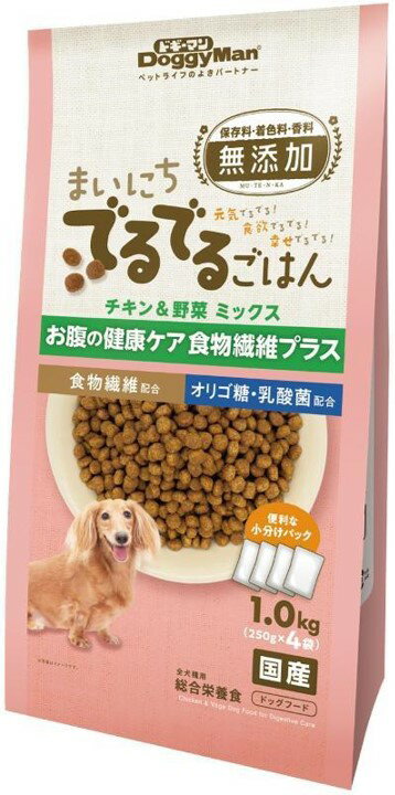 毎日のごはんで健康維持をおいしくアシストする ドライフードがついに登場！保存料・香料・着色料不使用。 ・食物繊維、乳酸菌、オリゴ糖配合で、 　気になるお腹の健康維持に特化しました。 ・全成長段階用の総合栄養食なので、 　幼犬からシニア犬まで...