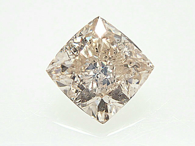 サイズ 3．21×3．21（×2．20）mm 重量 0．207ct カラー LIGHT BROWN　PINK クラリティ SI2 色起源 天然 鑑定機関 AGTソーティング付0．207ct LIGHT　BROWN　PINK　SI2 ピンクダ...