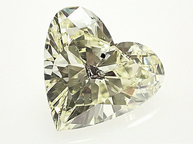 サイズ 6．98×7．59（×3．71）mm 重量 1．121ct カラー LIGHT　YELLOW クラリティ SI2 色起源 天然 鑑定機関 中央宝石研究所ソーティング付1．121ct　LIGHT　YELLOW　SI2 イエローダイヤモ...