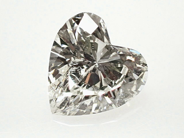 サイズ 5．95×5．83（×3．29）mm 重量 0．659ct カラー H クラリティ SI2 カット ハートシェイプ 鑑定機関 中央宝石研究所ソーティング付0．659ct　H　SI2　ハートシェイプ ダイヤモンドルース お手頃価格も嬉...
