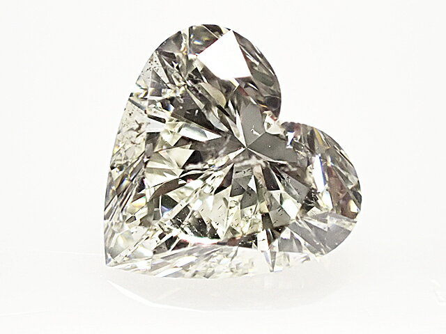 サイズ GIA 6．43×6．74（×4．06）mm 中央宝石研究所 6．43×6．74（×4．07）mm 重量 GIA　1．00ct 中央宝石研究所　1．004ct カラー M クラリティ SI2 カット ハートシェイプ （ Pol. E...