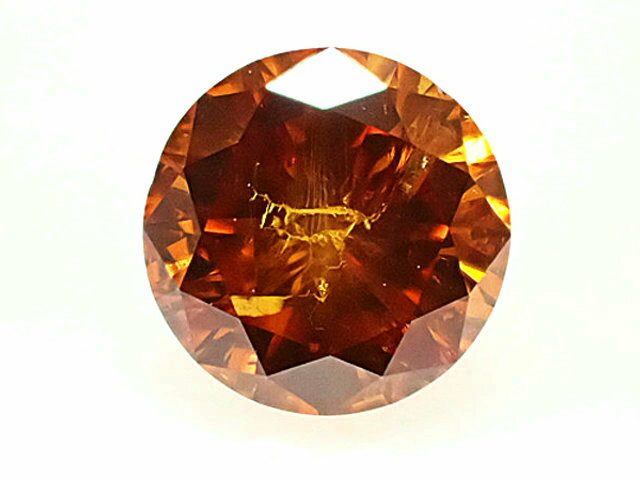 サイズ 5．08×5．13（×3．03）mm 重量 0．48ct カラー FANCY　DEEP YELLOWISH　ORANGE クラリティ I2 色起源 天然 鑑定機関 GIAレポート付0．48ct FANCY　DEEP　YELLOWIS...