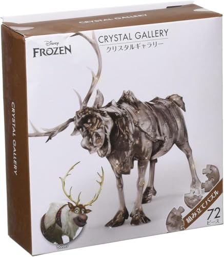 スヴェン・Style:スヴェン・材質:ポリスチレン、ポリ塩化ビニル・生産国:中国・(C)Disney・サイズ:パッケージ:幅約14cm×高さ約14.5cm×奥行約4.5cm・仕様:対象年齢:7歳以上/重量:約191g透明の立体ピースを組み上...