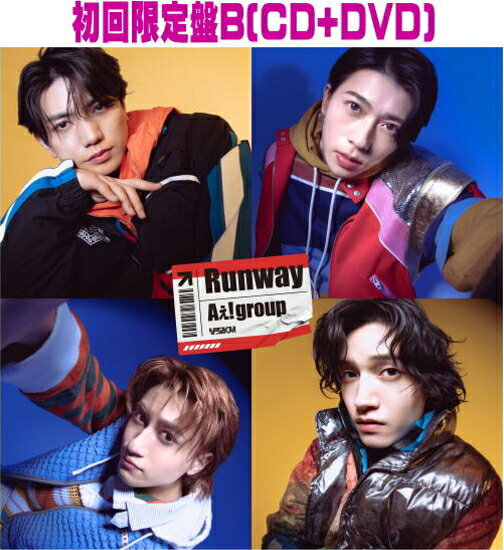 Aぇ! group 　CD+DVD 【Runway】 初回限定盤B(CD+DVD） ※複数購入の場合、商品の大きさ相当の送料が加算されますので、ご了承下さいませ。 2026//2/25発売 ○新たに走り出したAぇ! groupのセカンドアル...