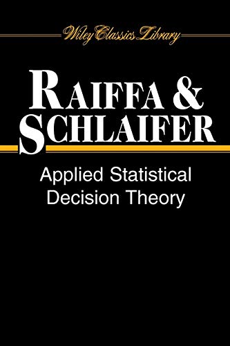 【中古】【未使用・未開封品】Applied Statistical Decision Theory【メーカー名】【メーカー型番】【ブランド名】Wiley-Interscience Economics, Applied, Probabilit...