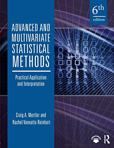 【中古】【未使用・未開封品】Advanced and Multivariate Statistical Methods【メーカー名】【メーカー型番】【ブランド名】Routledge Mathematics, Research, Sexual...