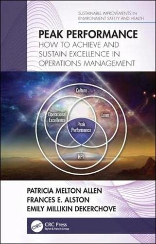 【中古】【未使用・未開封品】Peak Performance: How to Achieve and Sustain Excellence in Operations Management (Sustainable Improvements...