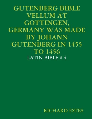 【中古】【未使用・未開封品】Gutenberg Bible Vellum at Gottingen, Germany Was Made by Johann Gutenberg in 1455 to 1456 - Latin Bible # ...