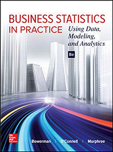【中古】【未使用・未開封品】Business Statistics in Practice: Using Modeling, Data, and Analytics【メーカー名】【メーカー型番】【ブランド名】McGraw-Hill Educ...