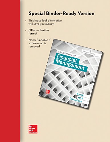 【中古】【未使用・未開封品】Foundations of Financial Management【メーカー名】【メーカー型番】【ブランド名】McGraw-Hill Education Economics, Finance, Finance...