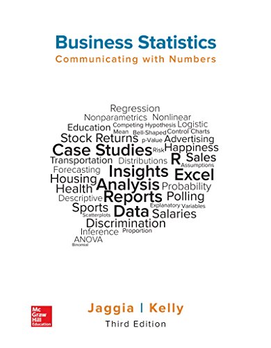 【中古】【未使用・未開封品】Business Statistics: Communicating With Numbers【メーカー名】【メーカー型番】【ブランド名】McGraw-Hill Education Economics, Appl...