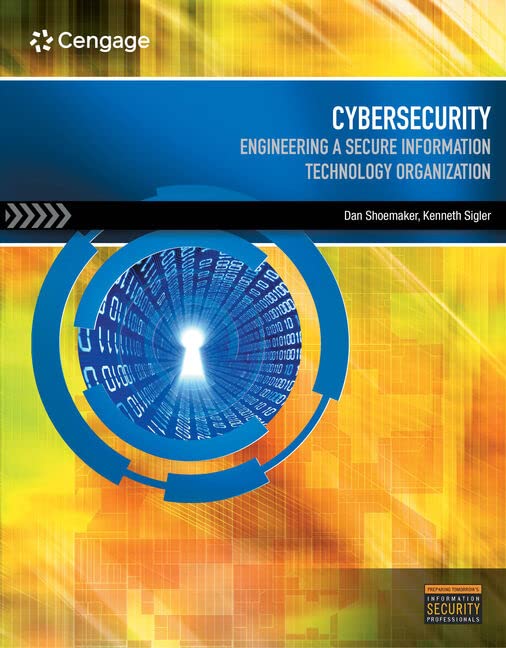【中古】【未使用・未開封品】Cybersecurity: Engineering a Secure Information Technology Organization【メーカー名】【メーカー型番】【ブランド名】Cengage Learn...